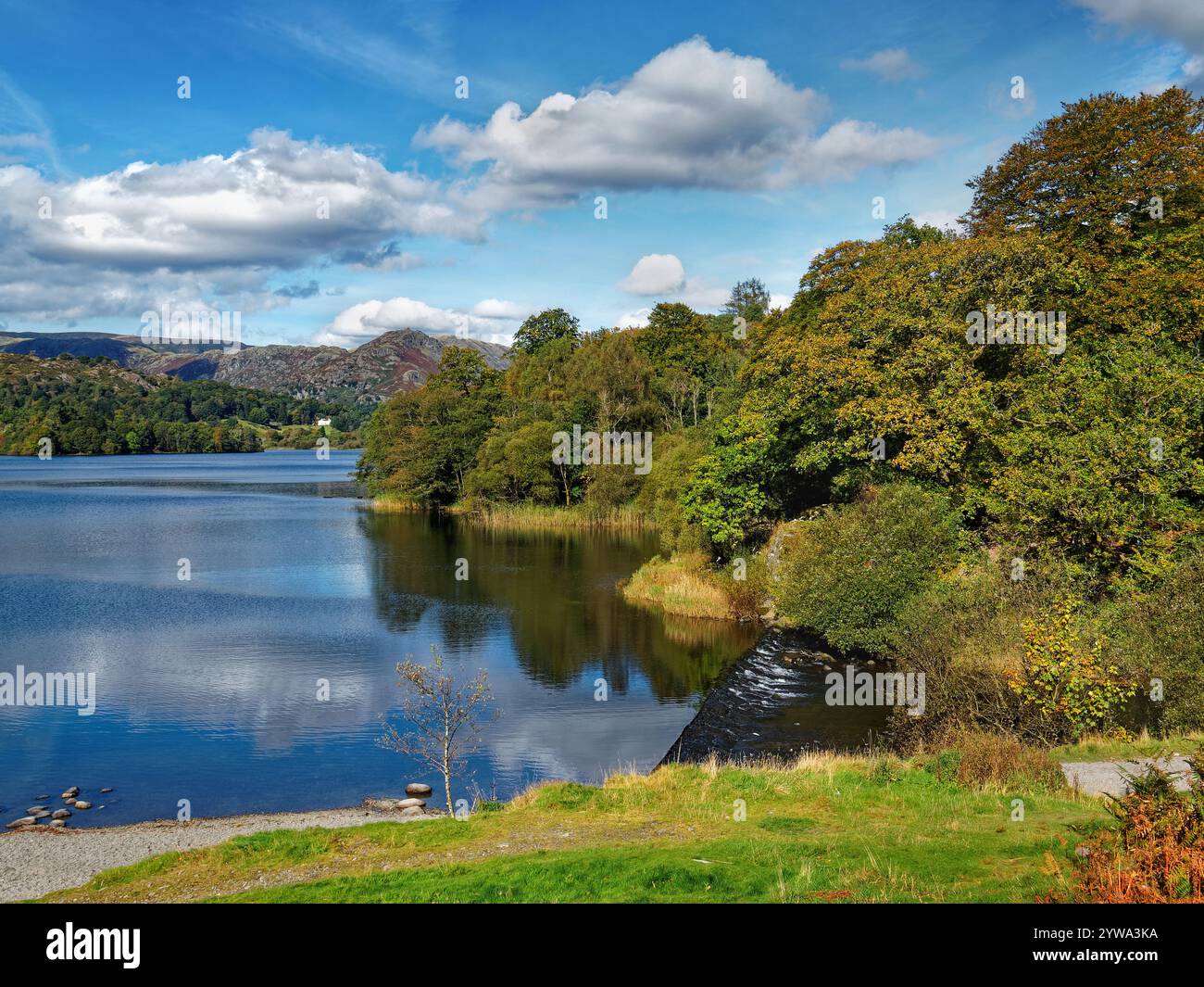 UK, Cumbria, Lake District, Grasmere Lake Stock Photo - Alamy