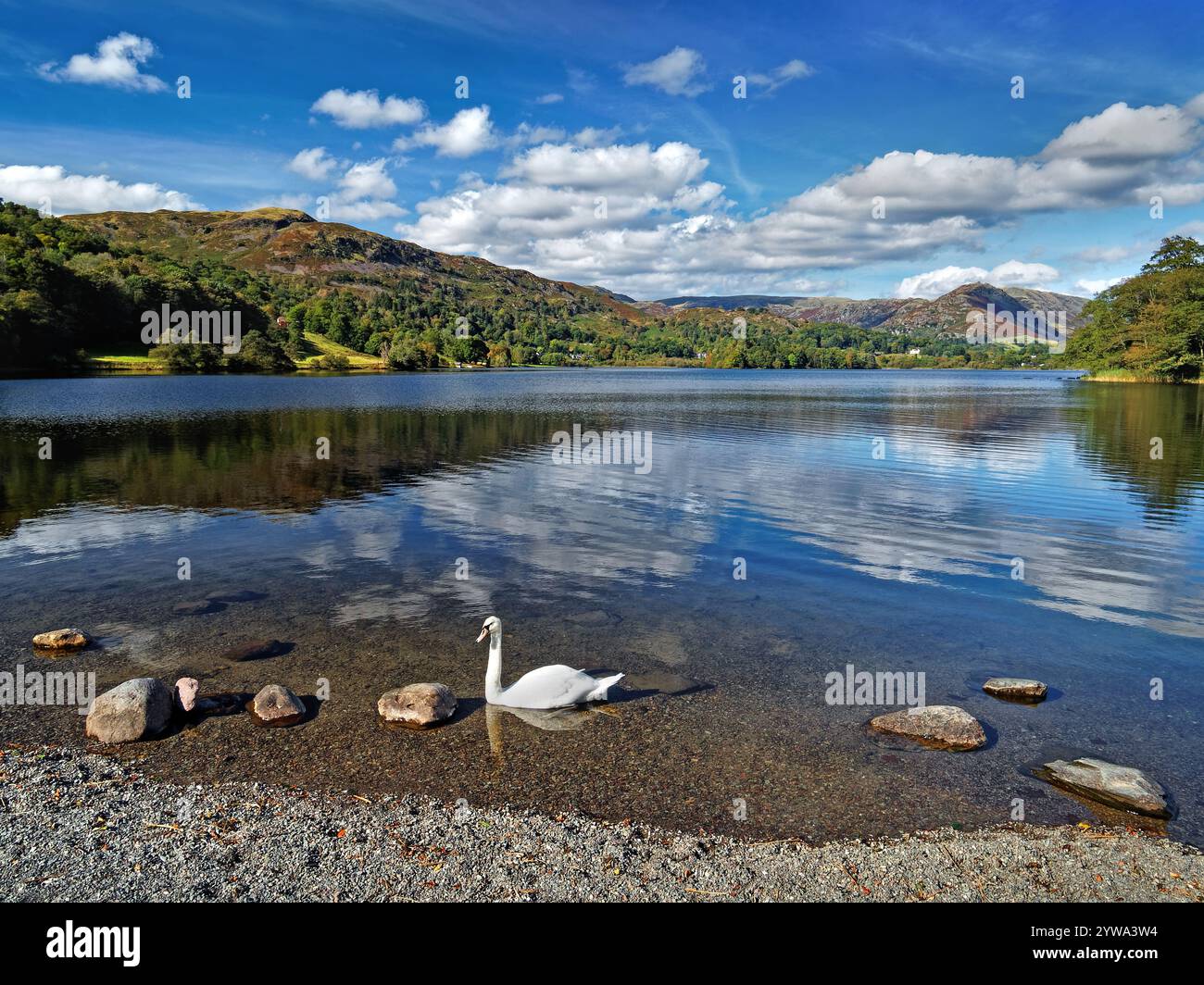 UK, Cumbria, Lake District, Grasmere Lake Stock Photo - Alamy