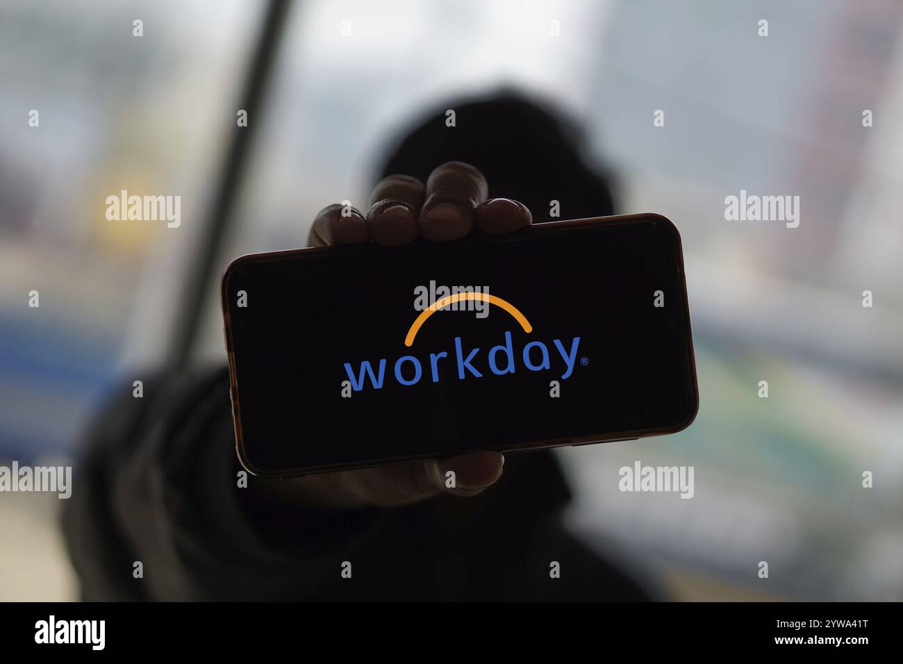 Workday logo on smartphone Stock Photo - Alamy