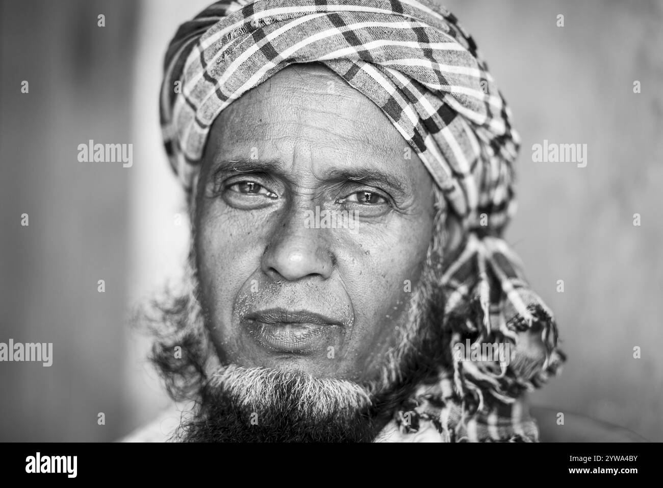 Portrait of a man, monochrome, Dhaka, Bangladesh, Asia Stock Photo - Alamy