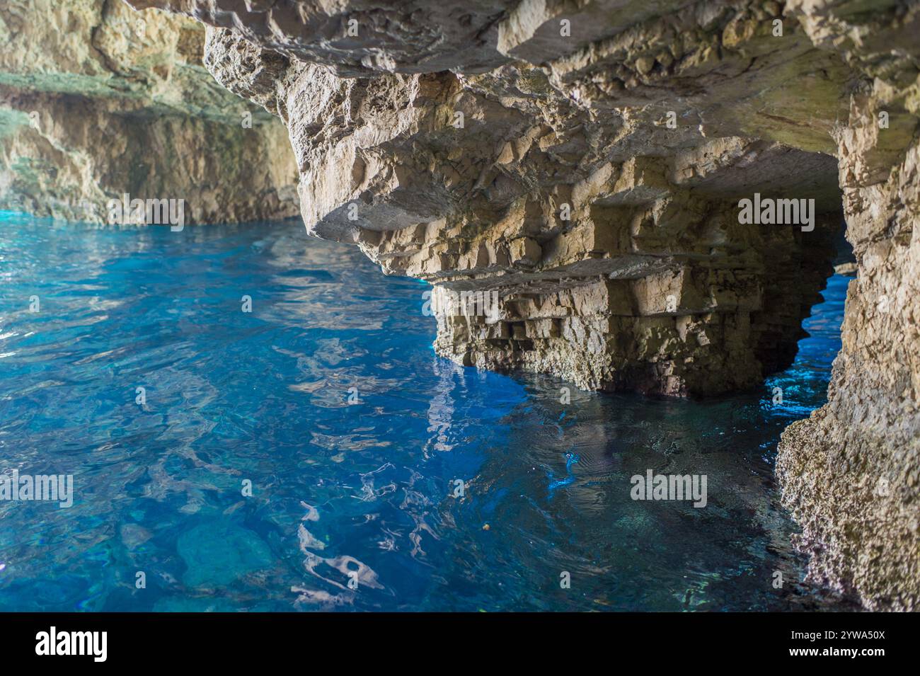 Blue Caves, Greece, Zakynthos, Blue Caves, Greece, Europe Stock Photo ...