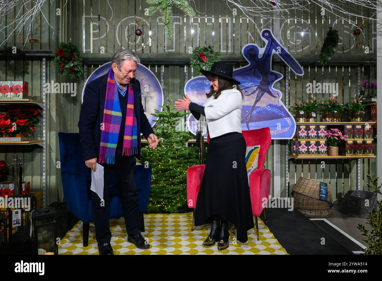 Wisley, UK, 9th December 2024, Gardener, writer and RHS Ambassador Alan ...