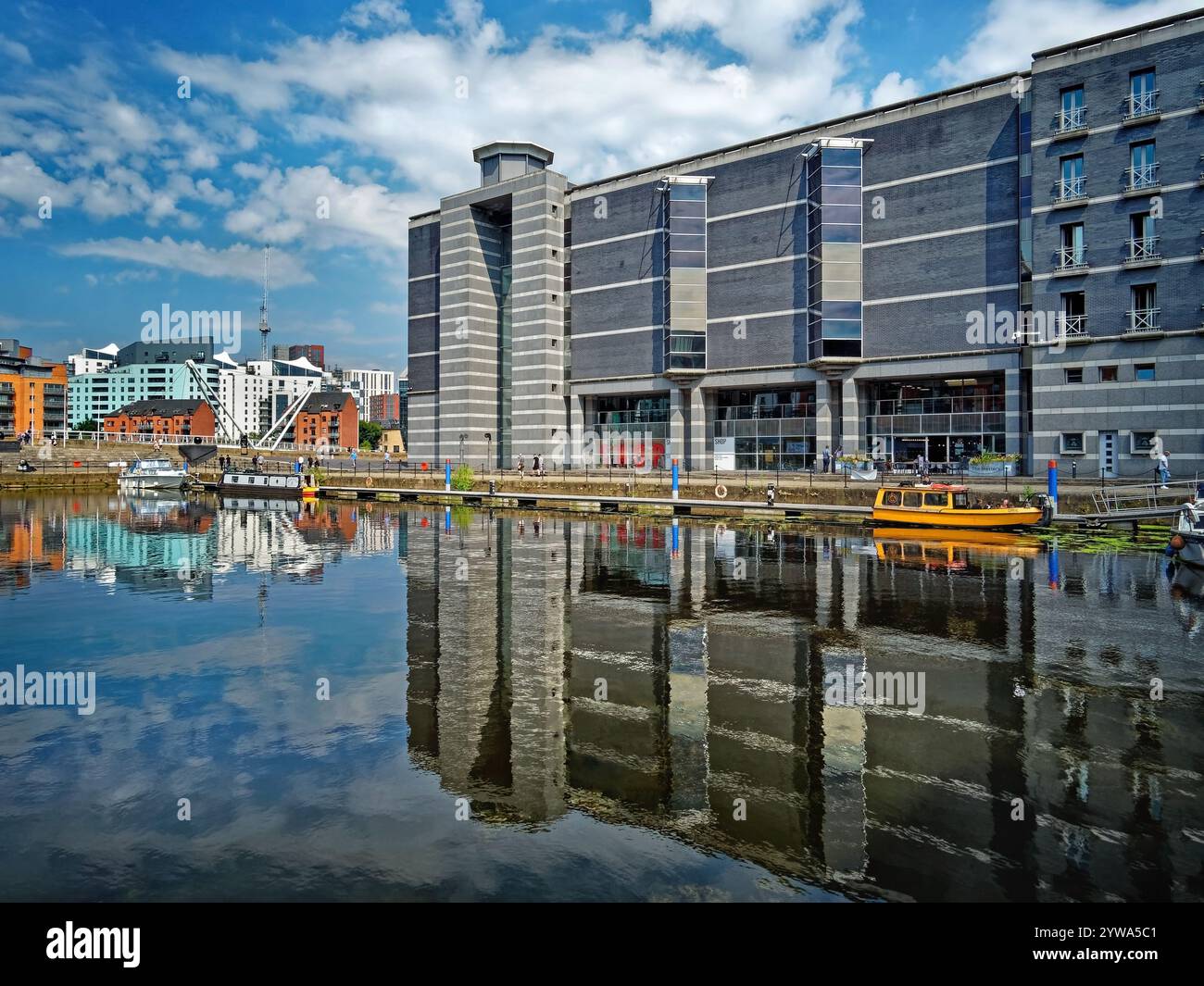 UK, West Yorkshire, Royal Armouries Museum in Leeds Dock Stock Photo ...
