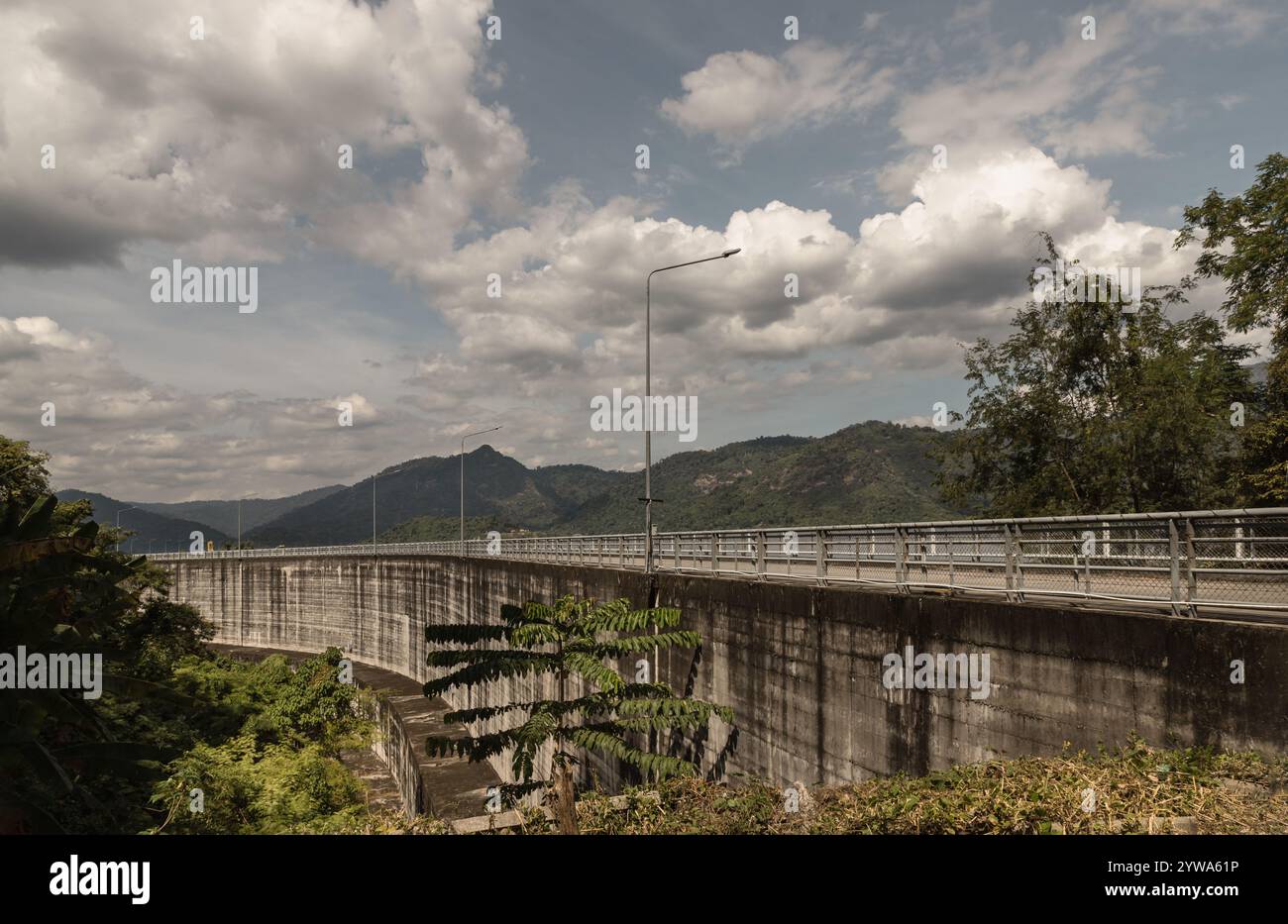 Nakhon Nayok, Thailand - 07 Dec, 2024 - View of Khun Dan Prakan Chon ...
