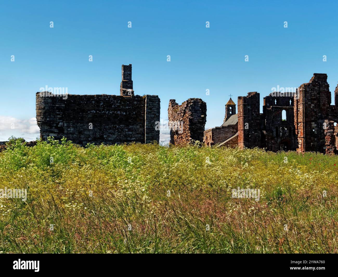UK, Northumberland, Holy Island, Lindisfarne Priory Stock Photo - Alamy