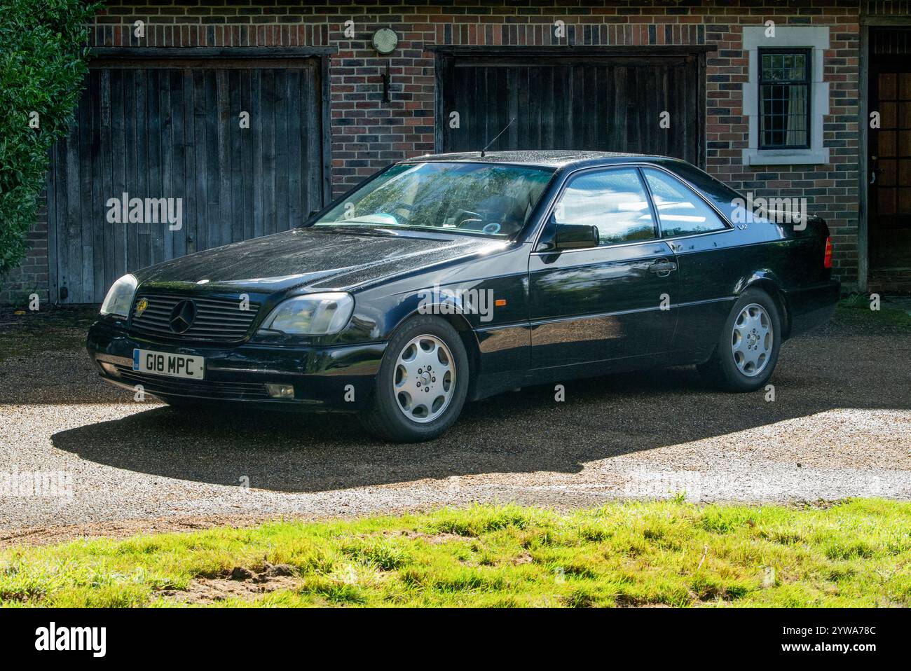 Mercedes 600SEL V12 powered ultra luxury coupe Stock Photo - Alamy