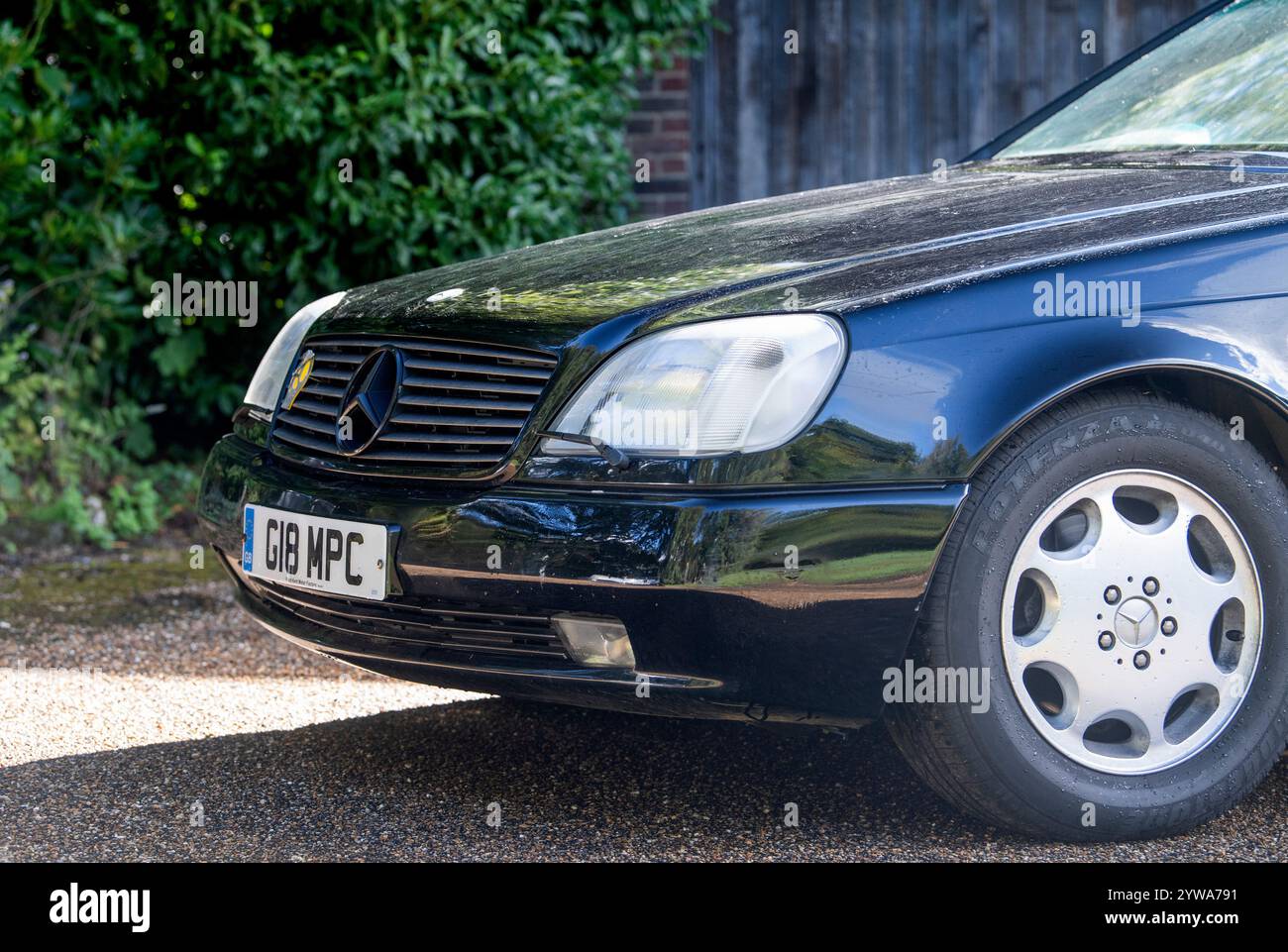 Mercedes 600SEL V12 powered ultra luxury coupe Stock Photo - Alamy