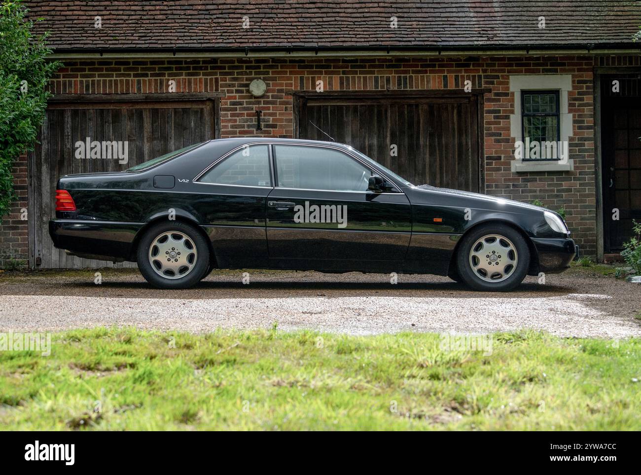 Mercedes 600SEL V12 powered ultra luxury coupe Stock Photo - Alamy