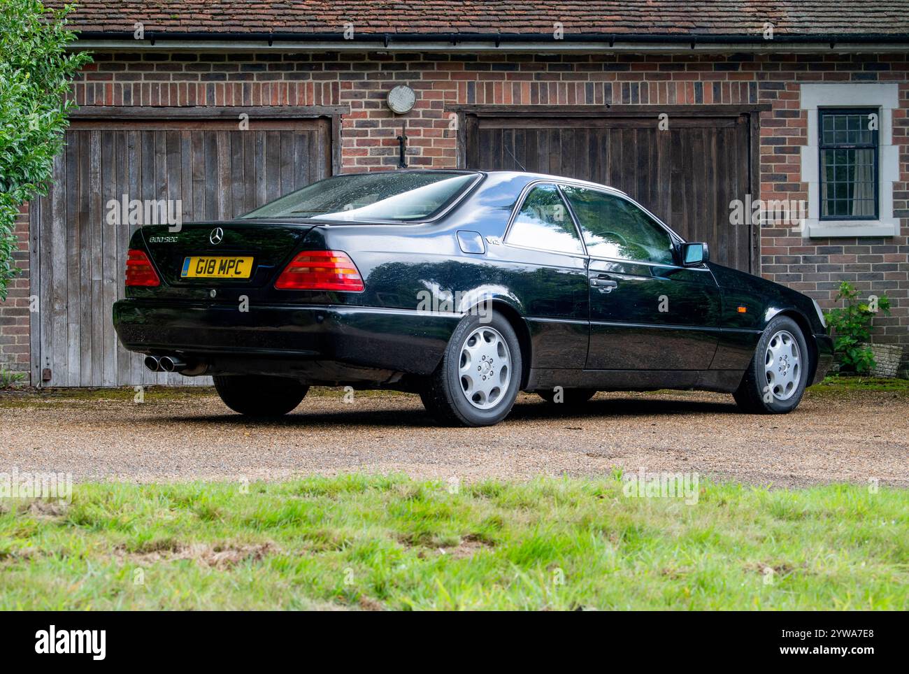 Mercedes 600SEL V12 powered ultra luxury coupe Stock Photo - Alamy