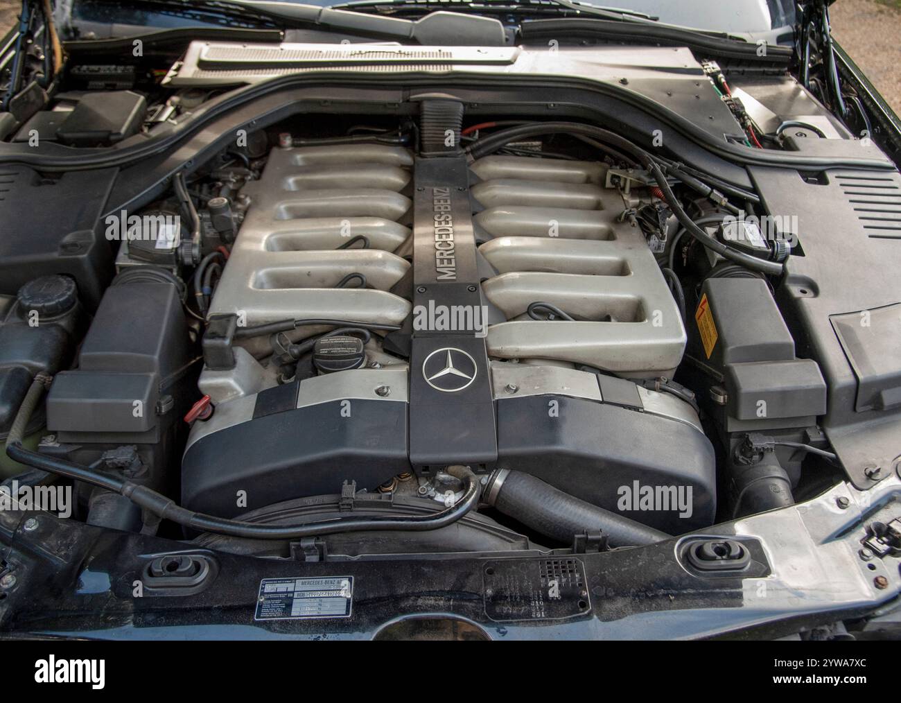 Mercedes 600SEL V12 powered ultra luxury coupe Stock Photo - Alamy