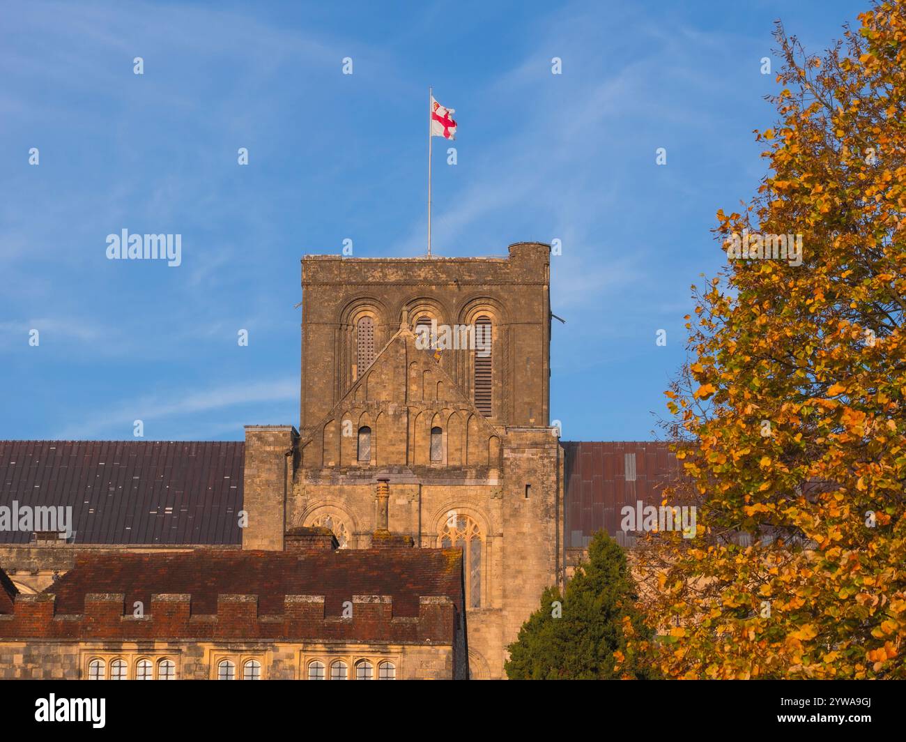Winchester Cathedral, Bell Tower, Winchester, Hampshire, England, UK ...