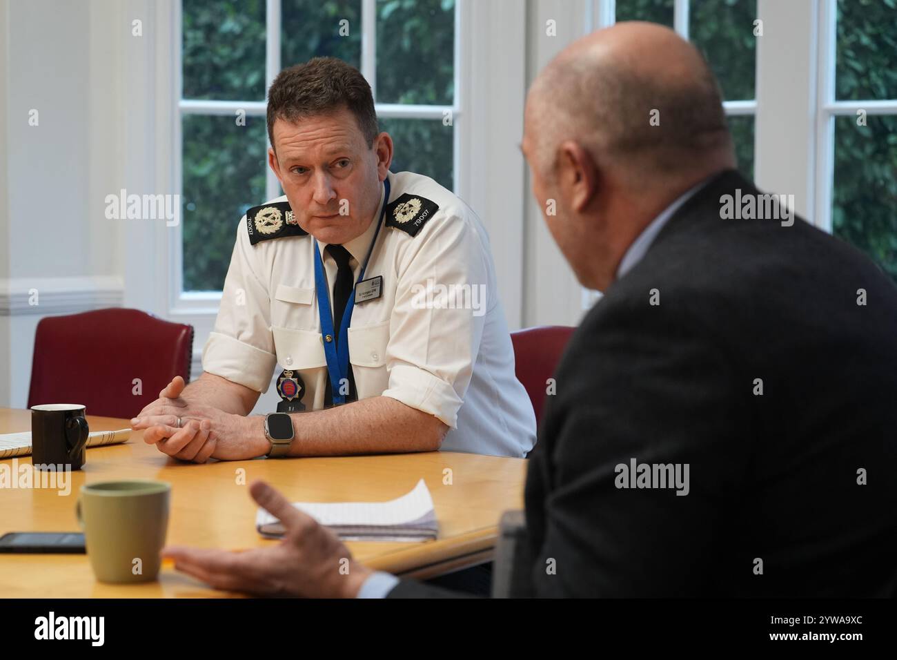 Essex Police chief constable Ben-Julian Harrington speaking about ...