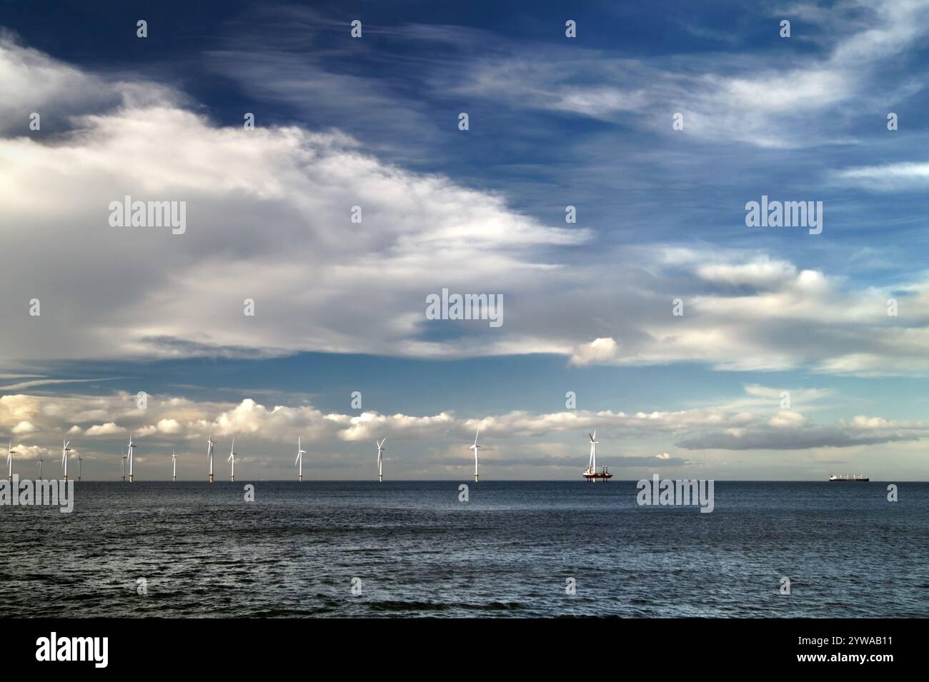 Teesside offshore wind farm uk hi-res stock photography and images - Alamy