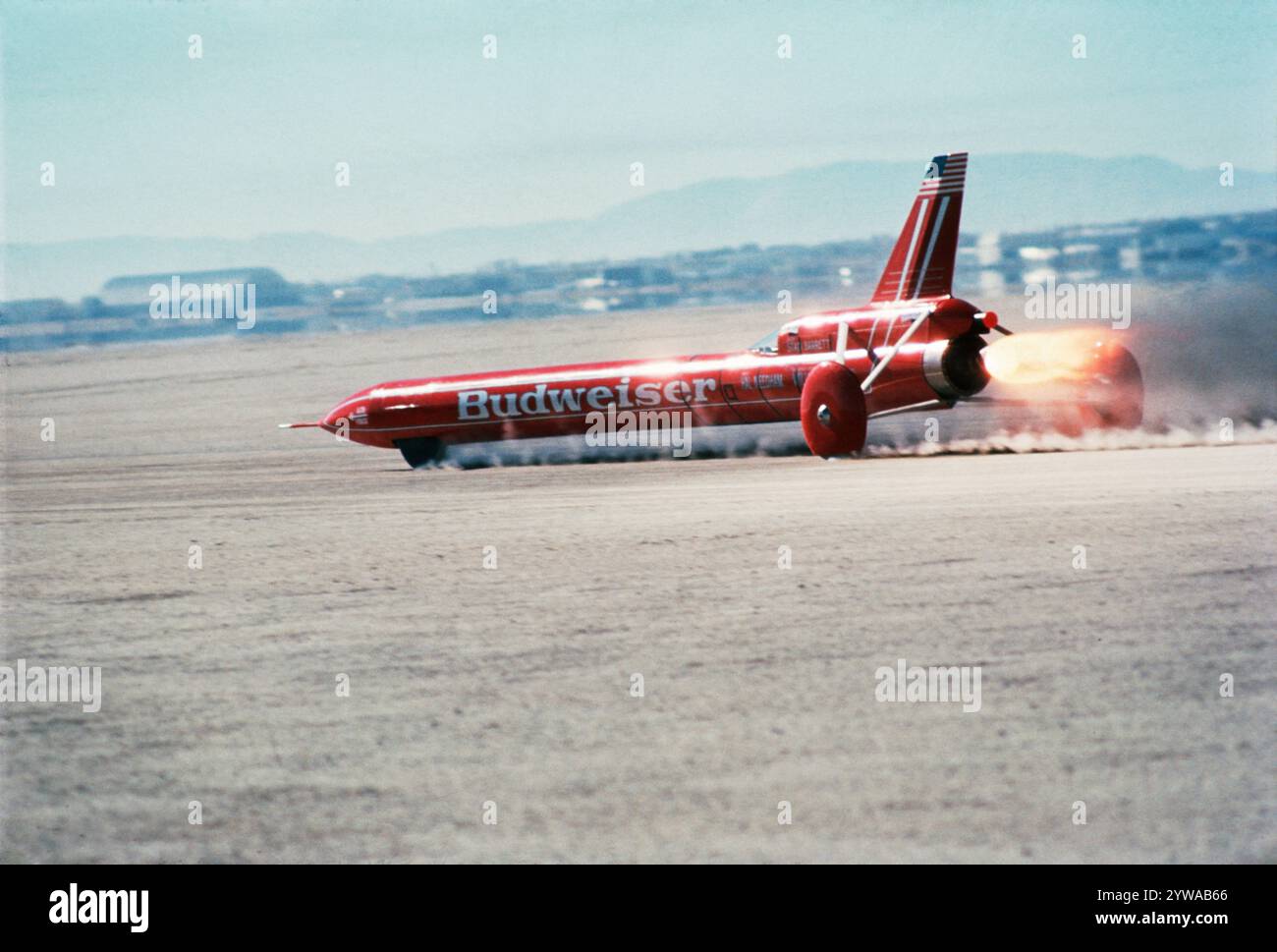 Budweiser rocket car hi-res stock photography and images - Alamy
