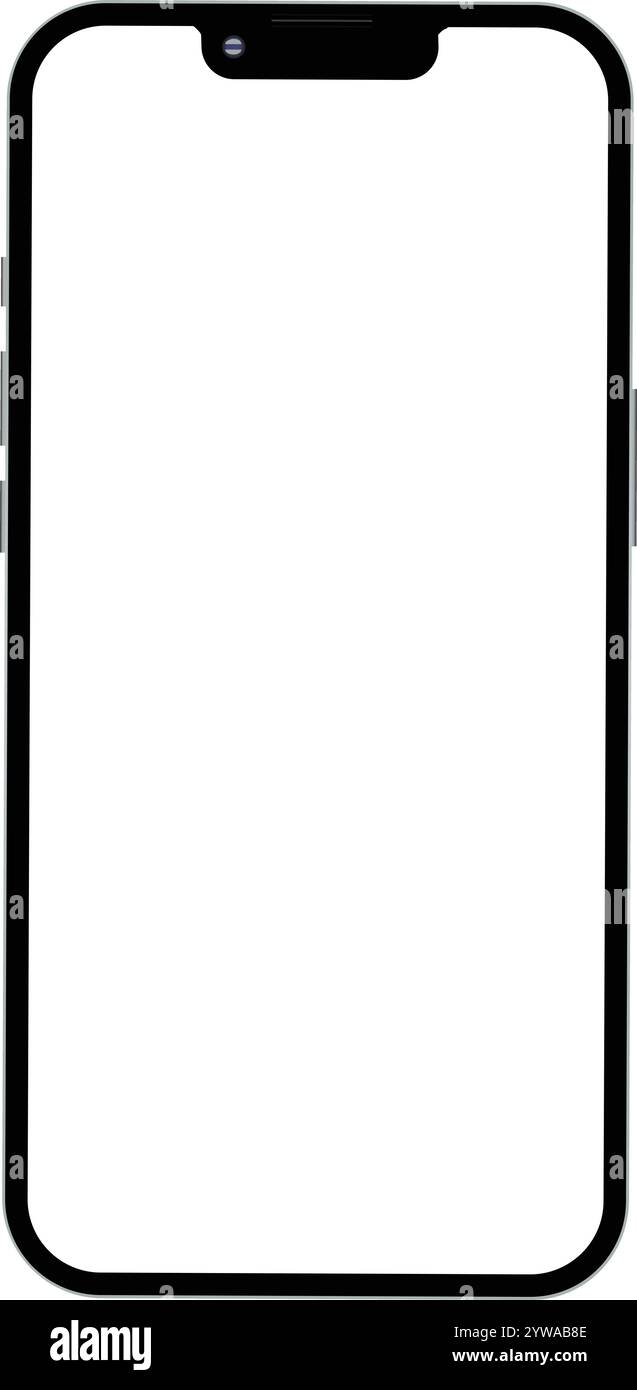 Mobile Phone Blank, Mobile icon, Blank smartphone frame, Blank mobile ...