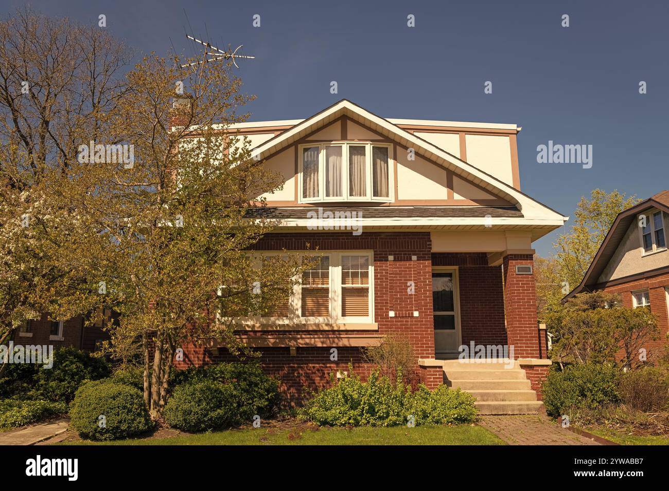 Residential neighborhood subdivision. comfortable neighborhood ...