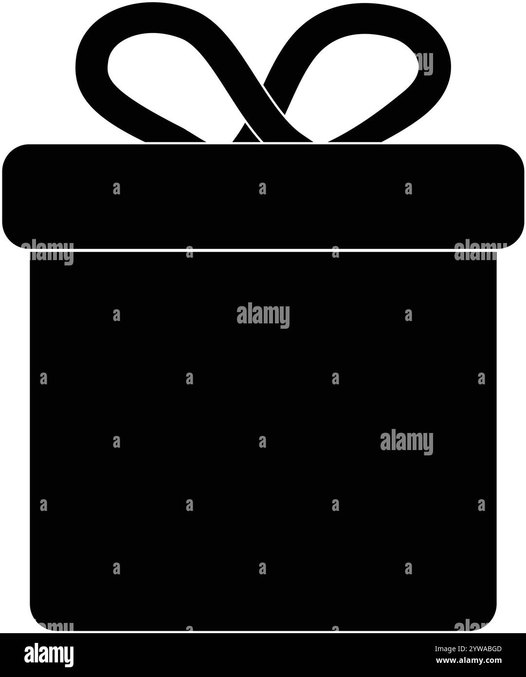 Gift Box icon, Black gift boxes with ribbon, Present box with ribbon ...