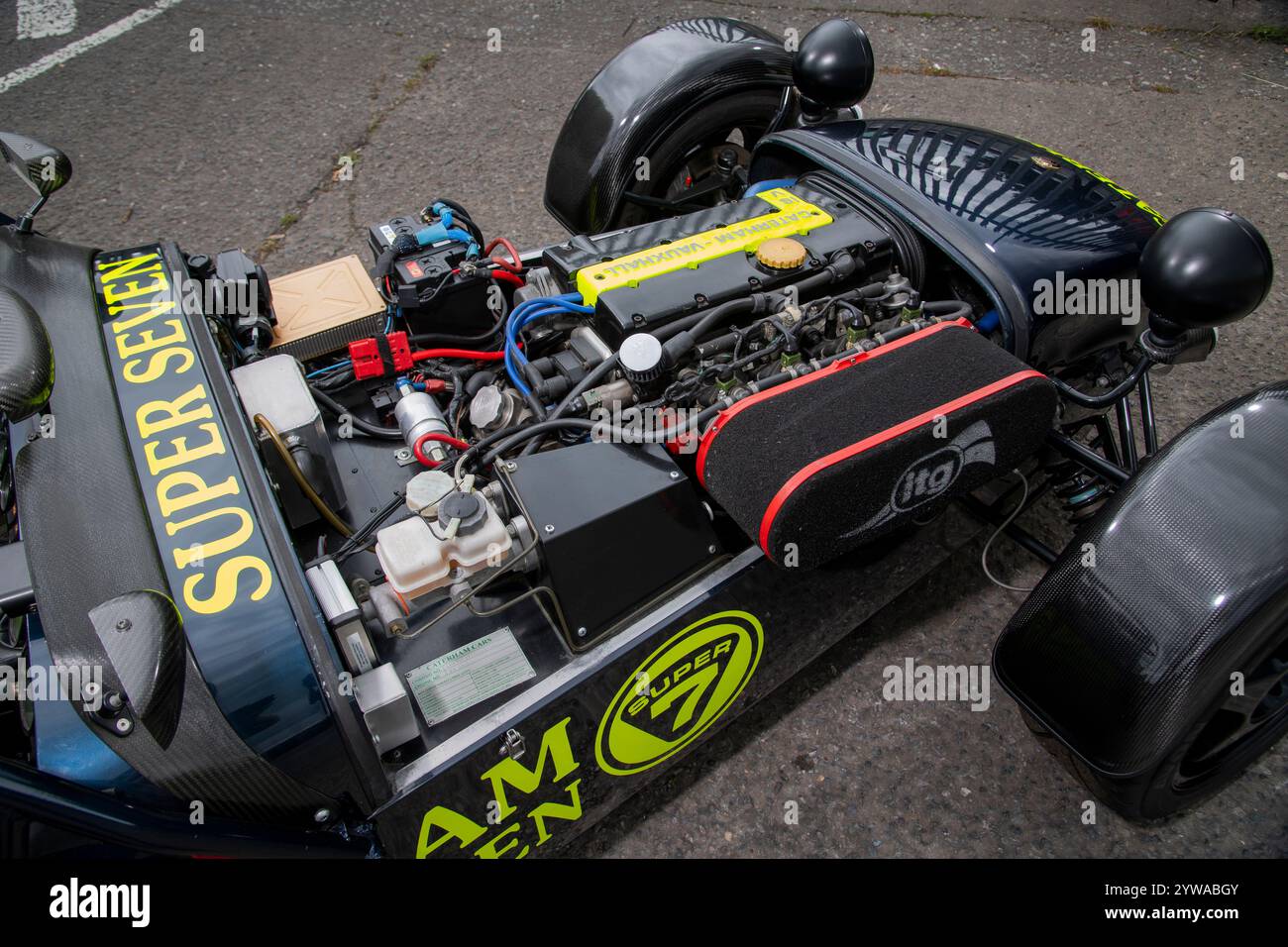 Caterham 7 British open top sports car Stock Photo - Alamy