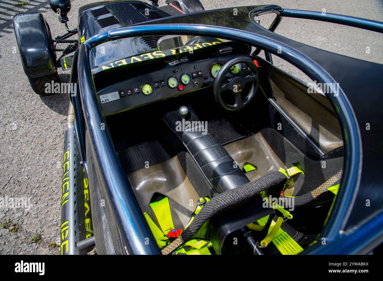 Caterham 7 British open top sports car Stock Photo - Alamy