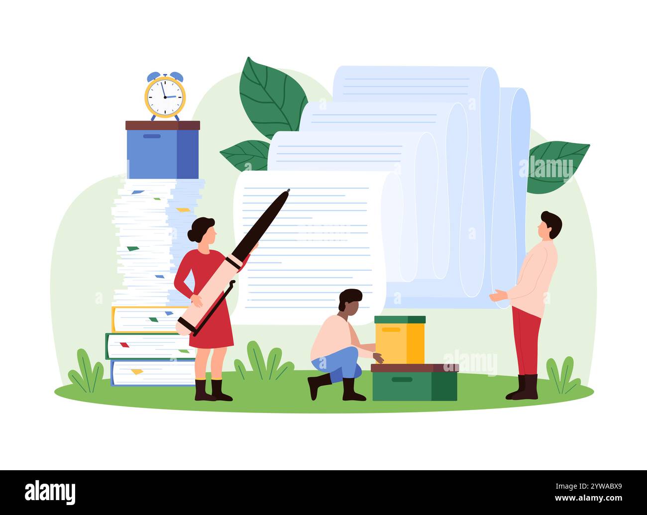 Organizes documents hi-res stock photography and images - Alamy