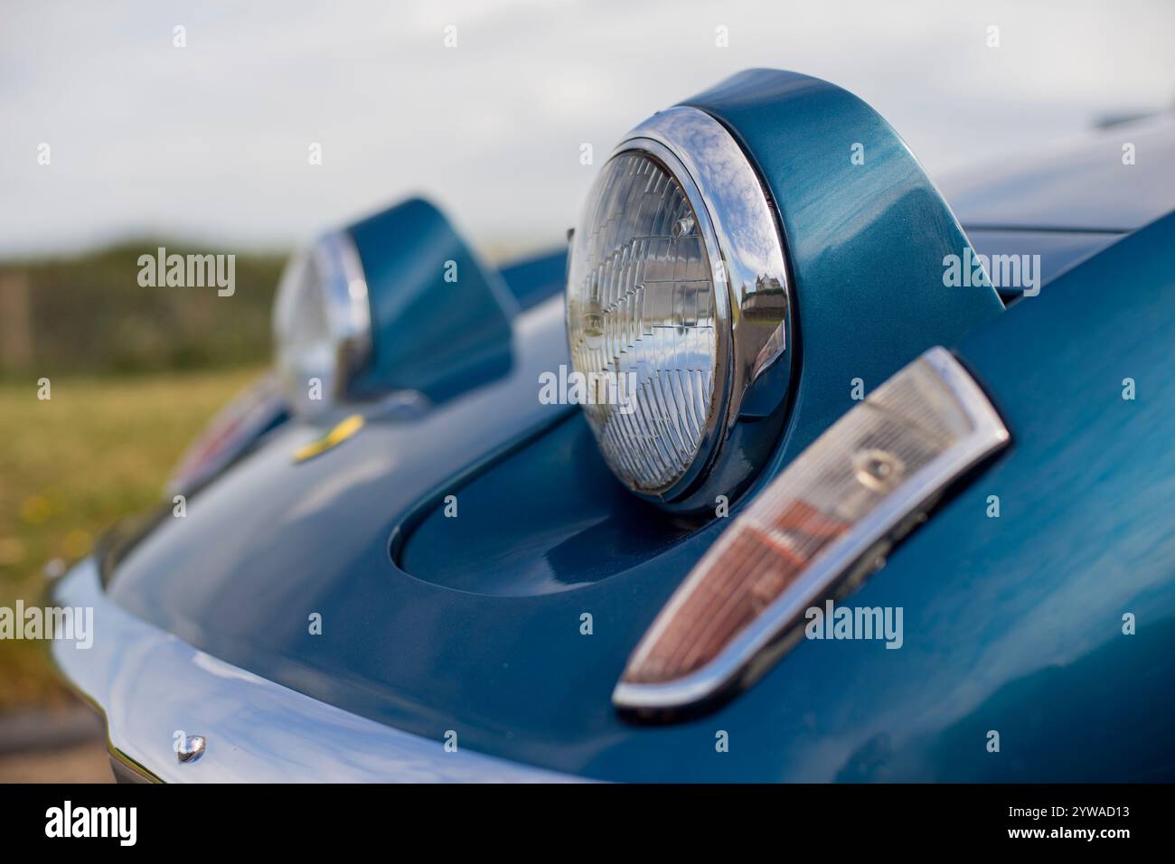 pop up headlights on a Lotus Elan 2+2 classic British 1960s sports car ...