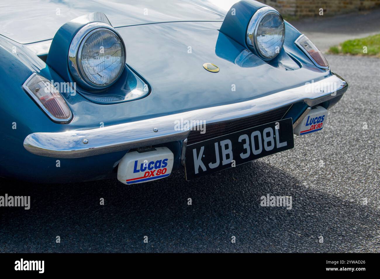 pop up headlights on a Lotus Elan 2+2 classic British 1960s sports car ...