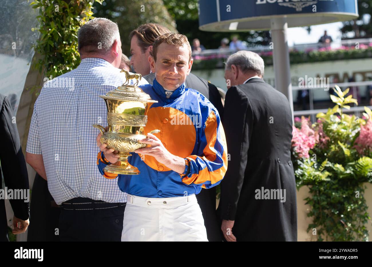 Horse Auguste Rodin ridden by jockey Ryan Moore (pictured) winner of ...