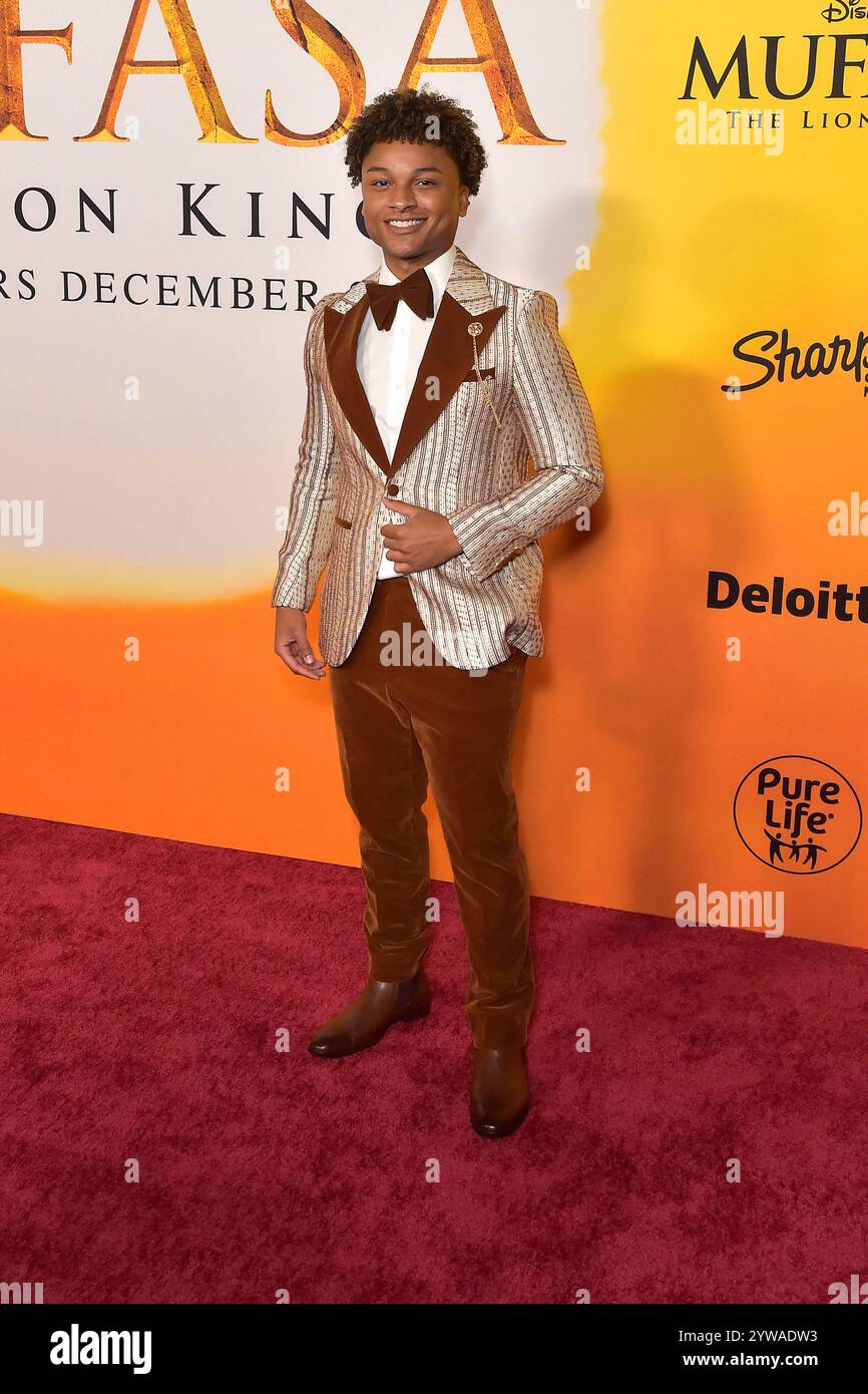 Andre Swilley bei der Weltpremiere des Kinofilms Mufasa: The Lion King ...