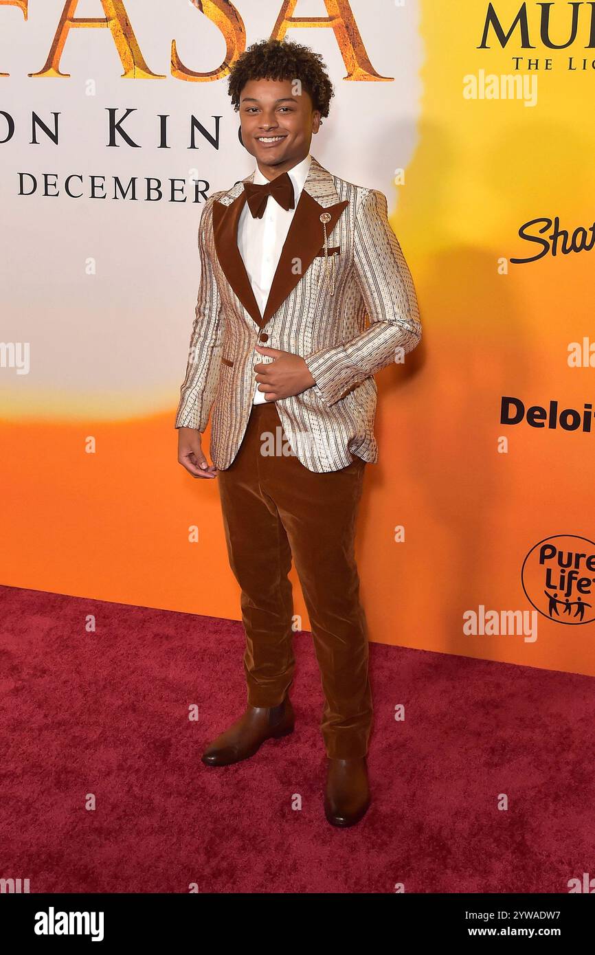 Andre Swilley bei der Weltpremiere des Kinofilms Mufasa: The Lion King ...