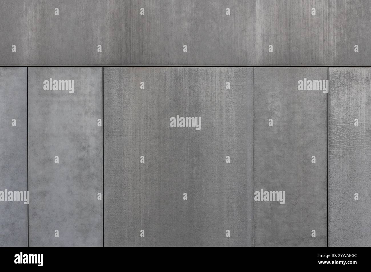 Minimalist Gray Concrete Wall Panels Stock Photo - Alamy