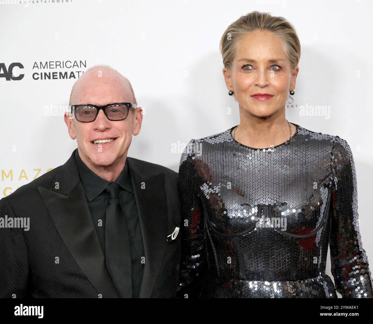 Ca. 06th Dec, 2024. Kevin Goetz, Sharon Stone at arrivals for 38th ...