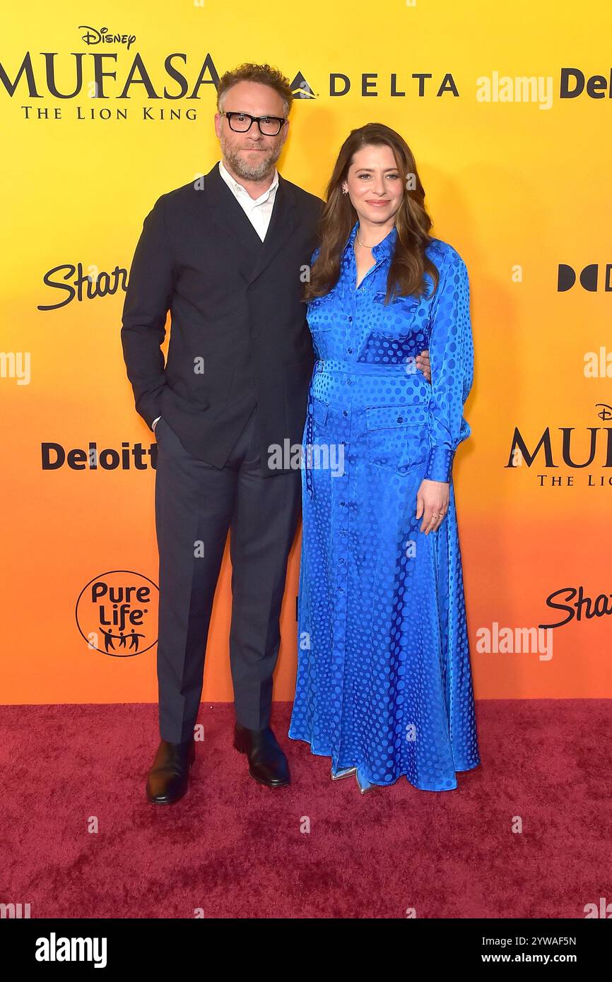 Seth Rogen mit Ehefrau Lauren Miller bei der Weltpremiere des Kinofilms ...