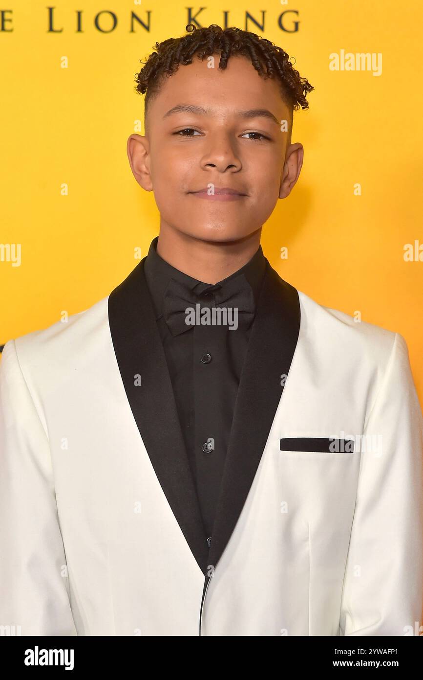 Theo Somolu bei der Weltpremiere des Kinofilms 'Mufasa: The Lion King ...