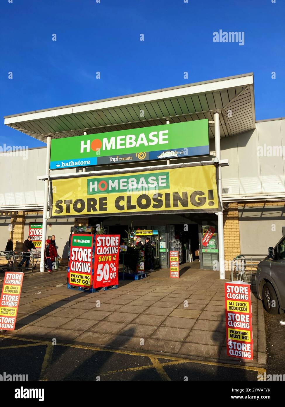 Homebase store at Craigleith Retail Park closing down with everything ...