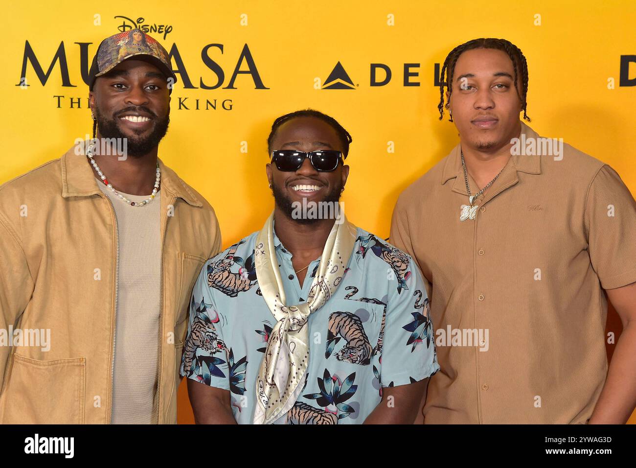 Nathaniel James, Kadeem Hemmings und Nick McDonald bei der Weltpremiere ...