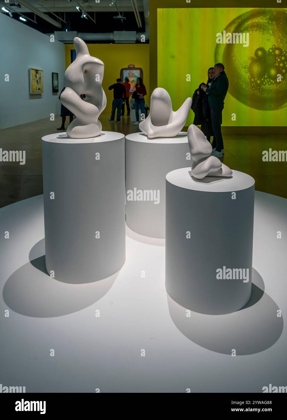 Paris, France - 11 09 2024: Surrealism exposition. Fruit of the Pagoda ...