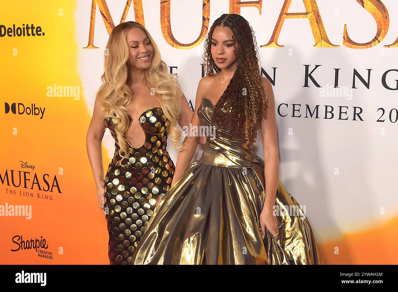 Beyonce mit Tochter Blue Ivy Carter bei der Weltpremiere des Kinofilms Mufasa: The Lion King ...