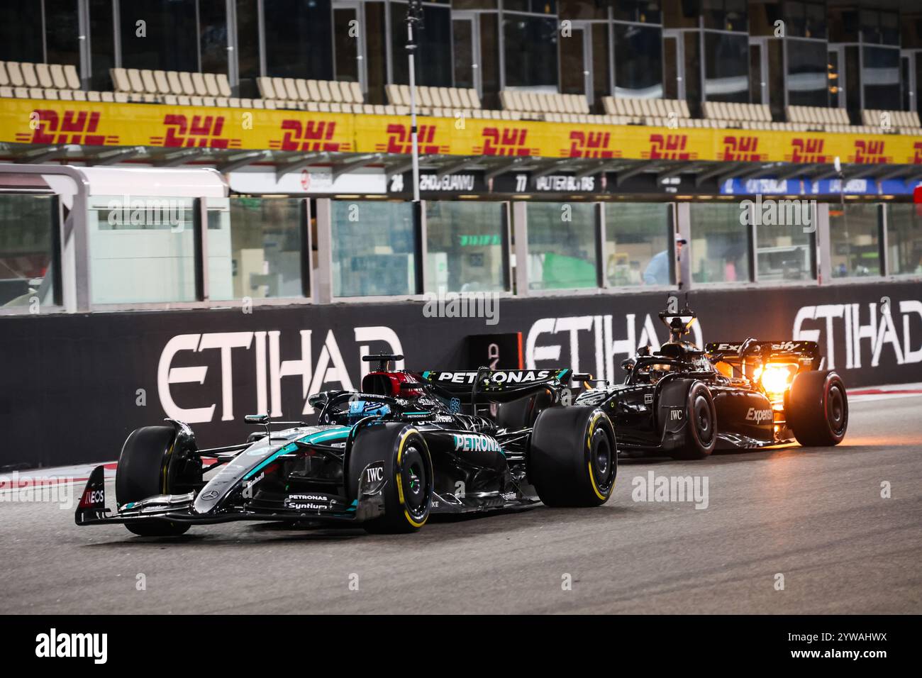 63 RUSSELL George (gbr), Mercedes AMG F1 Team W15, 09 APX GP Modified ...