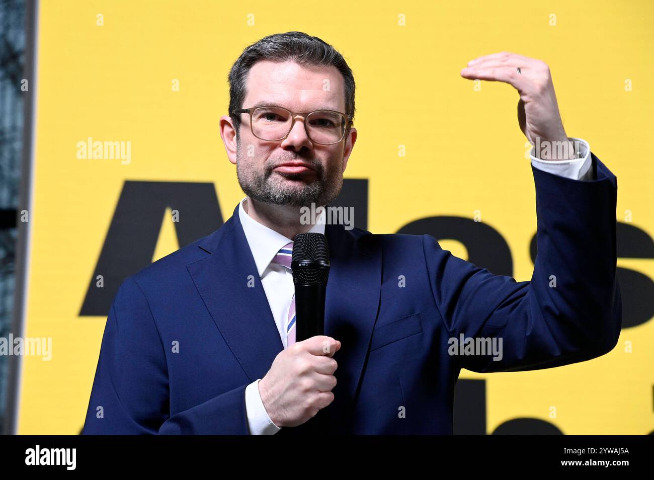 Marco Buschmann bei der Presseskonferenz der FDP zur ...