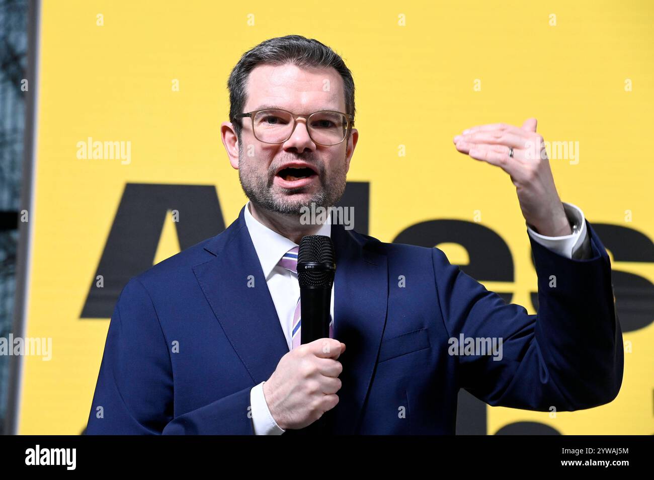 Marco Buschmann bei der Presseskonferenz der FDP zur ...