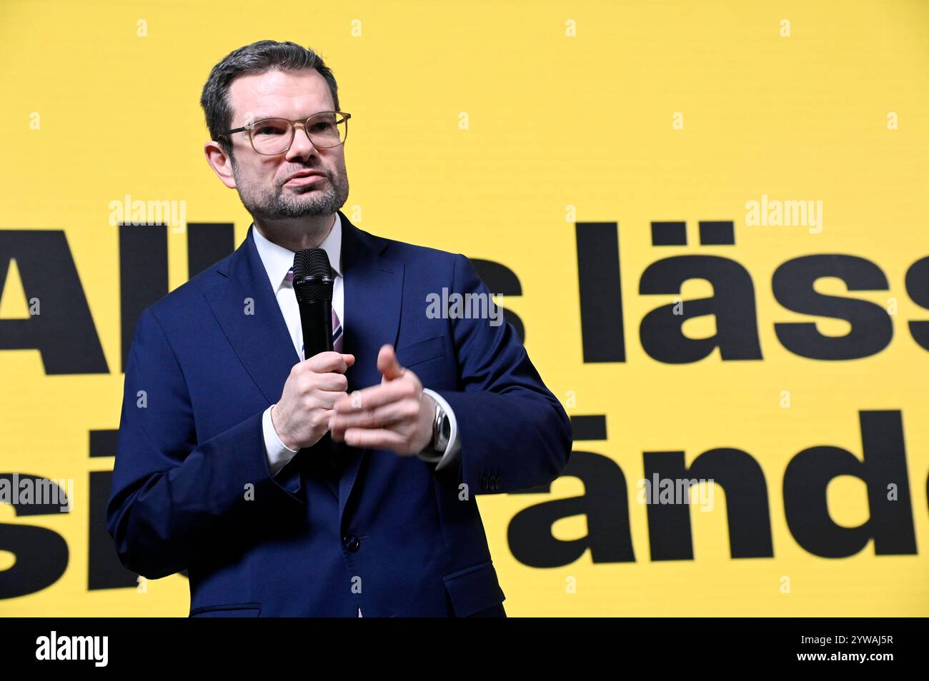 Marco Buschmann bei der Presseskonferenz der FDP zur ...