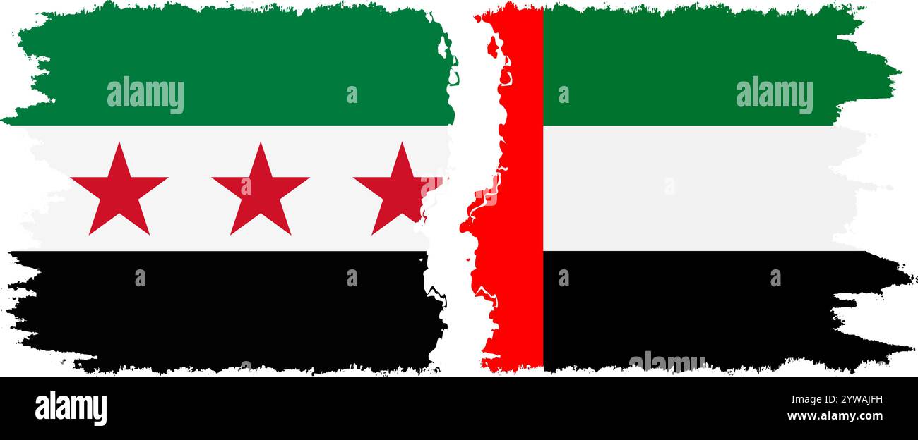 Syria united arab emirates flag hi-res stock photography and images - Alamy