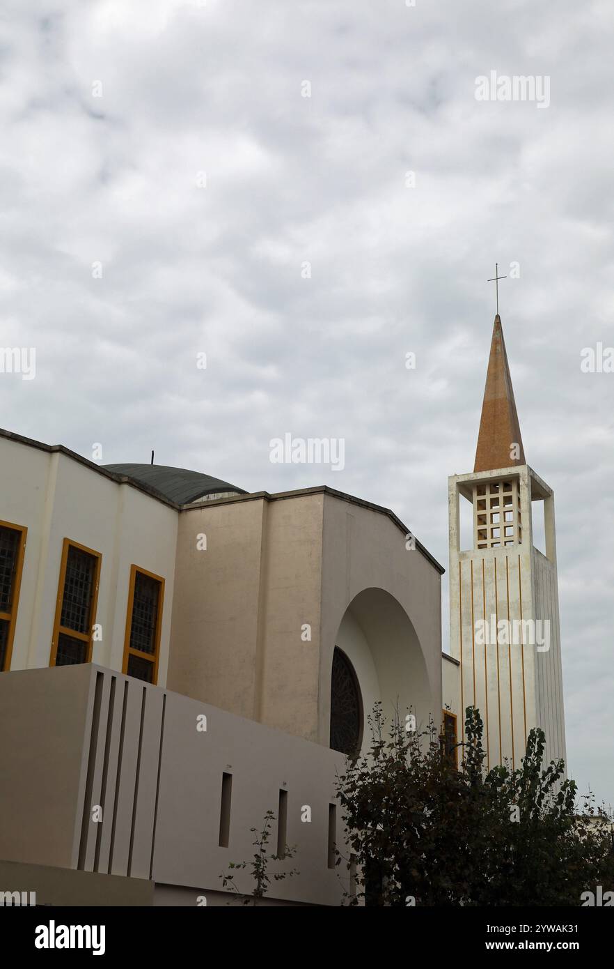 Catholic Cathedral of Tangiers Stock Photo - Alamy