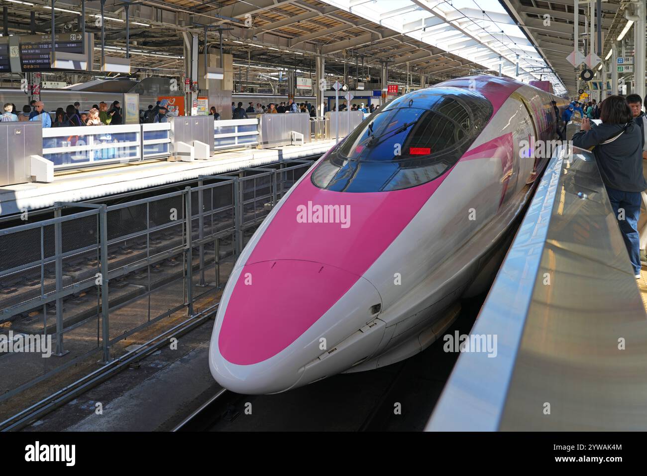 OSAKA, JAPAN -9 NOV 2024- View of the special livery Hello Kitty ...
