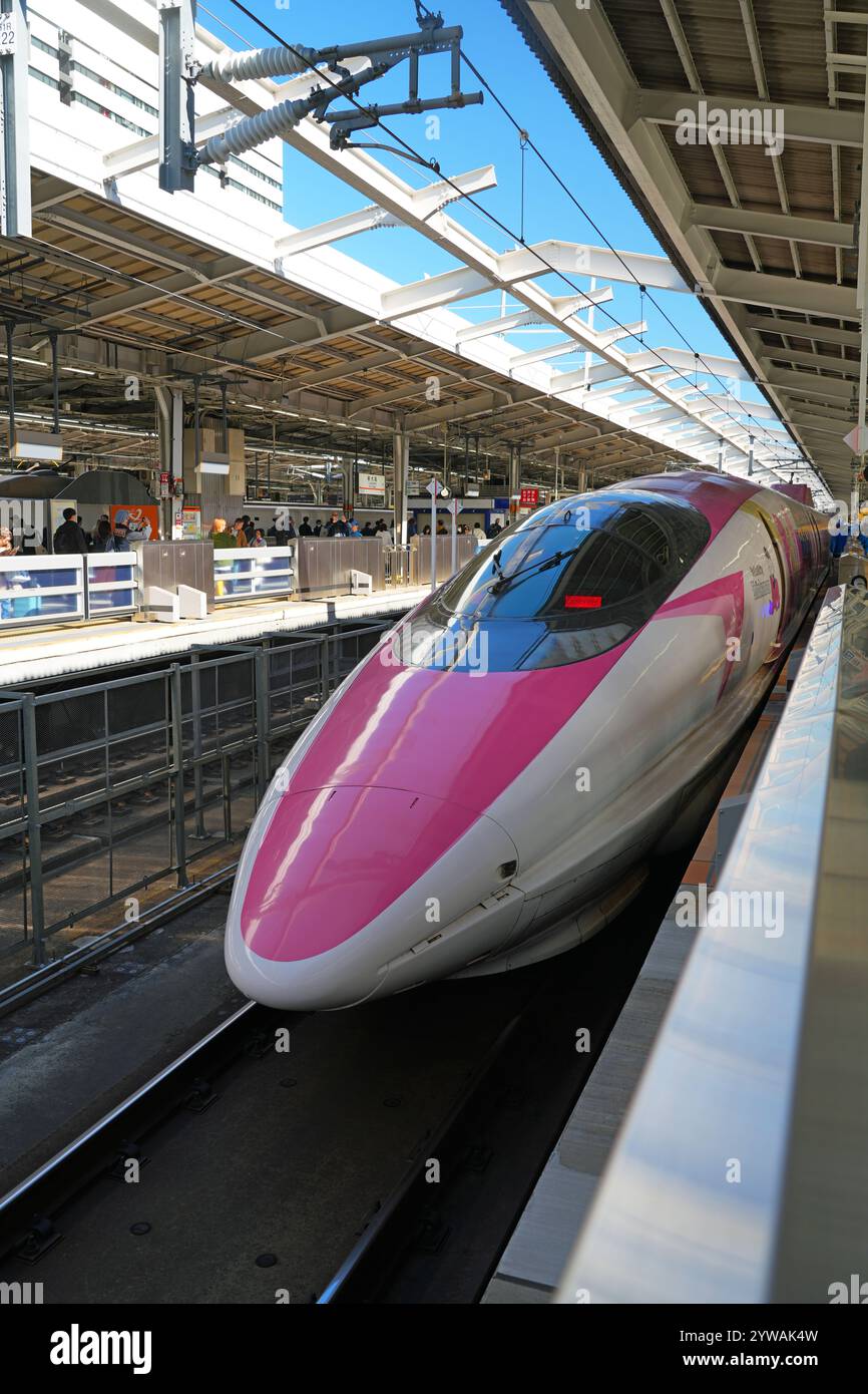 OSAKA, JAPAN -9 NOV 2024- View of the special livery Hello Kitty ...