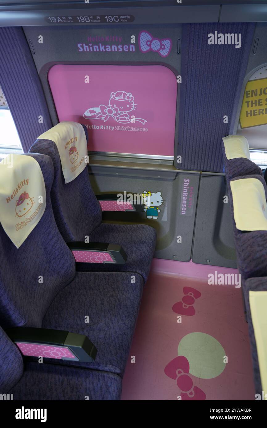 OSAKA, JAPAN -9 NOV 2024- View of the special livery Hello Kitty ...