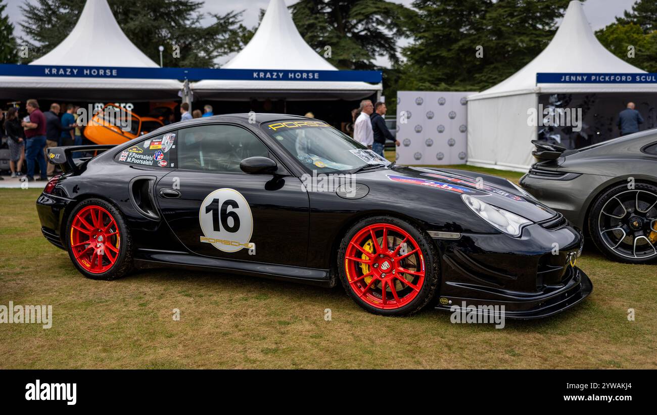 2002 Porsche 911 Turbo, on display at the Salon Privé Concours d ...