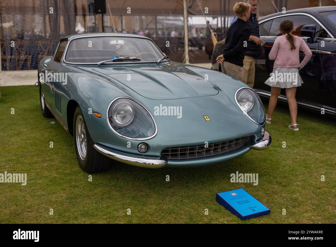 1967 Ferrari 275 GTB/4, on display at the Salon Privé Concours d ...