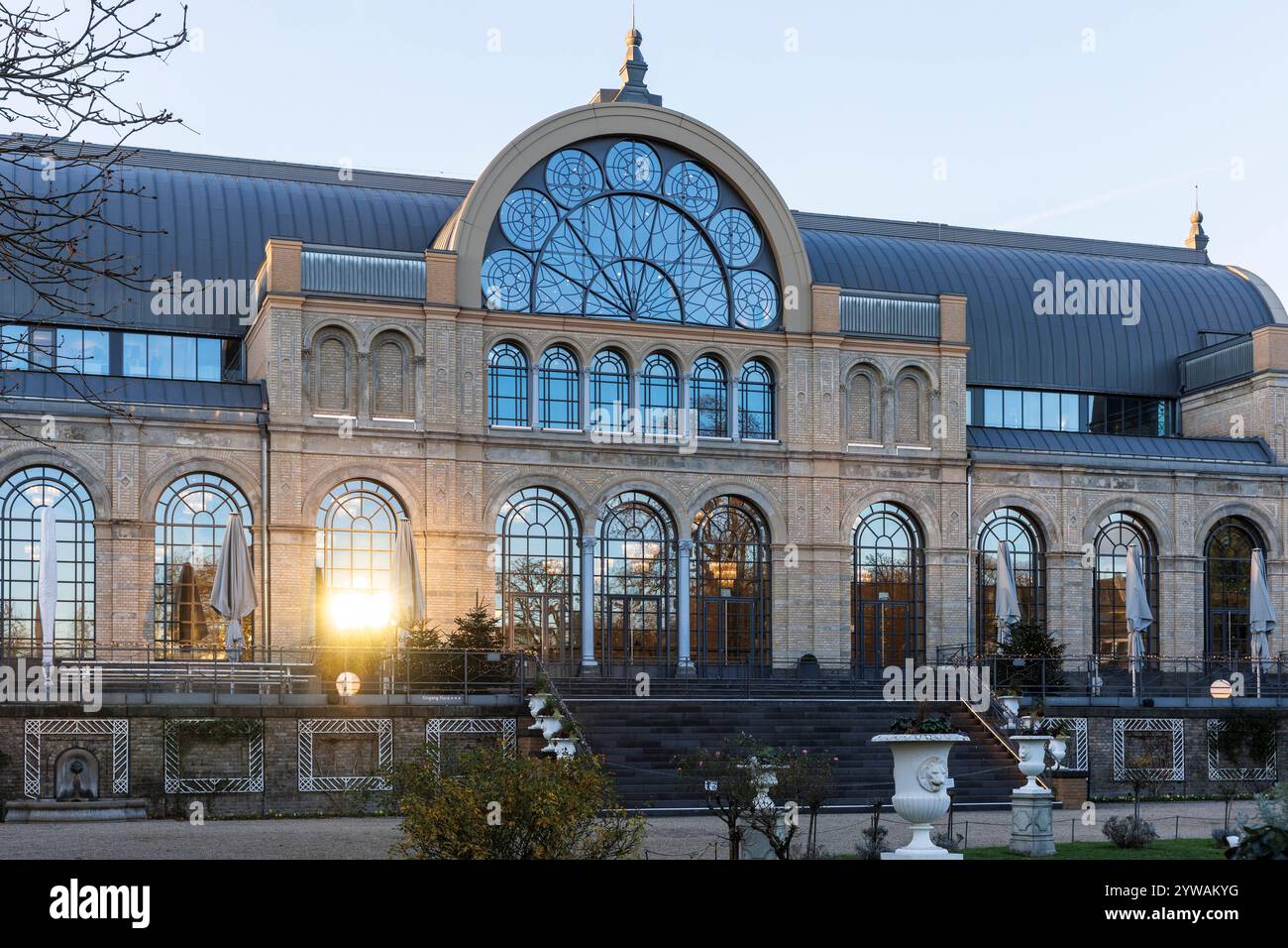 the main building of the Flora (Palais im Park) in the Botanical Garden ...