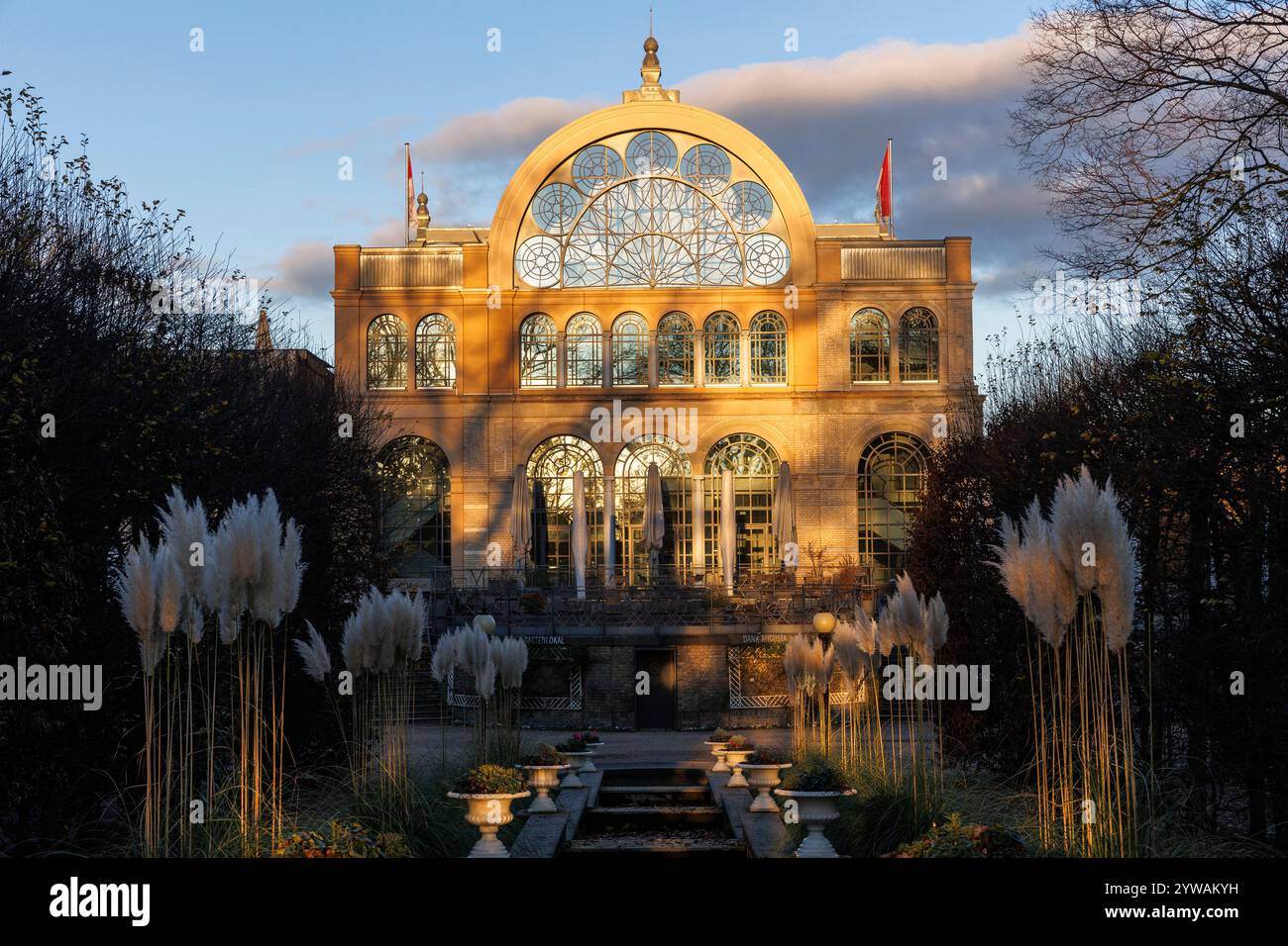 the main building of the Flora (Palais im Park) in the Botanical Garden ...